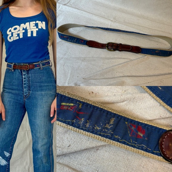 Vintage | Accessories | Vintage 8s Blue Brown Leatherman Ltd Scuba ...
